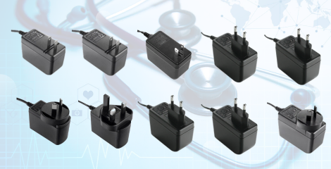 Added new 18W&30W class series of medical device AC/DC Power Adapter ...